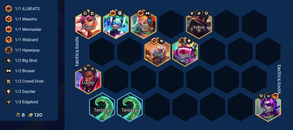 1 Hyperpop - TFT Team Builder Set 10