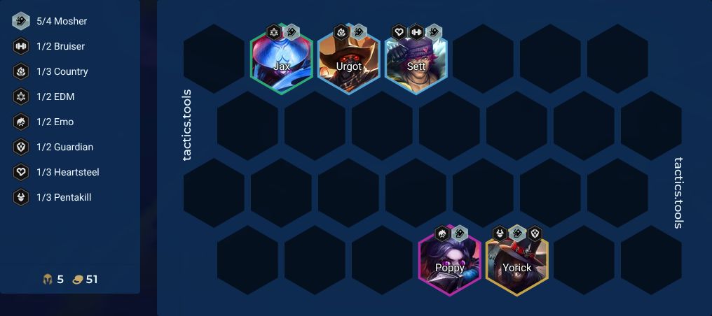 4 Mosher - TFT Team Builder Set 10